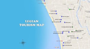 Legian Map for tourist for those travel to Bali | Bali Travel Guides