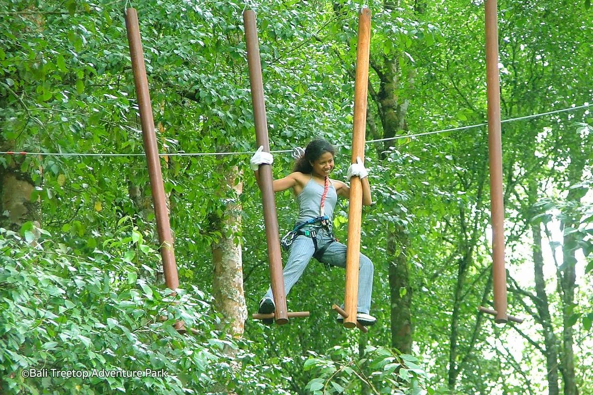 Treetop Adventure in Bali | Bedugul Botanical Garden